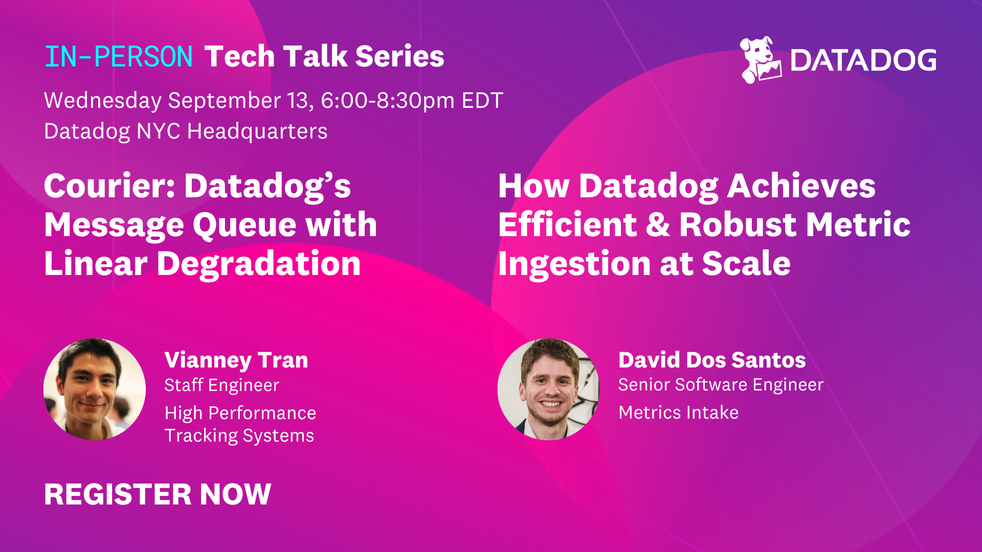 Datadog NYC Tech Talks - September Edition
