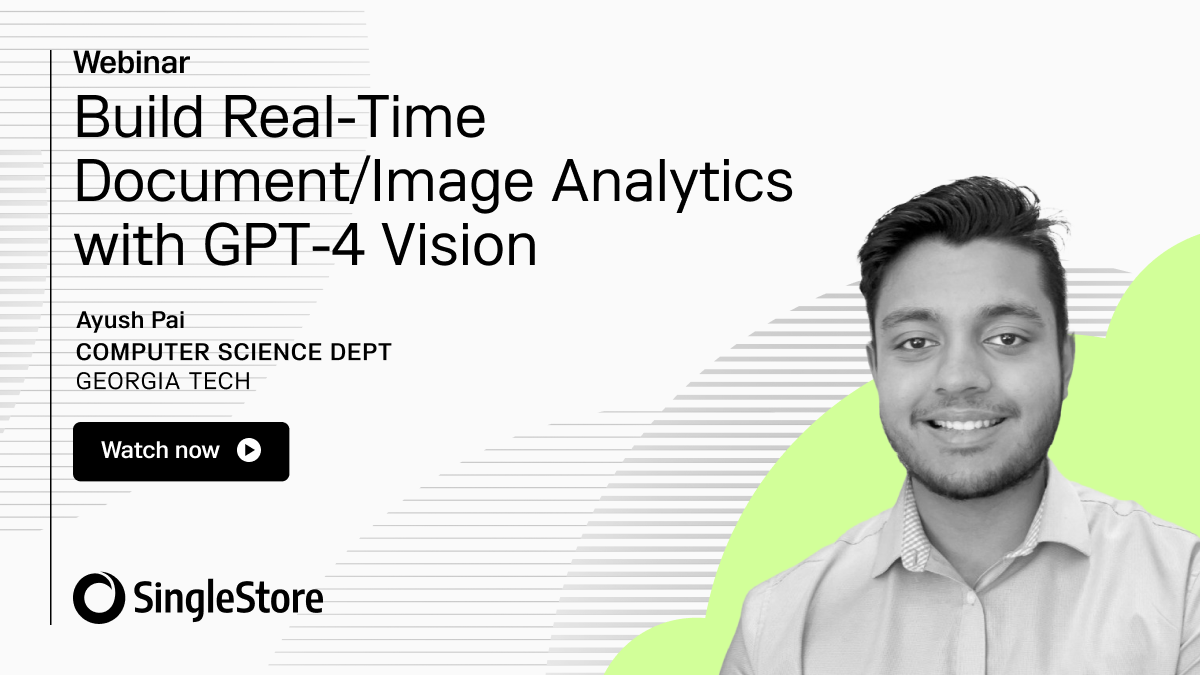 Build Real-Time Document/Image Analytics with GPT-4 Vision