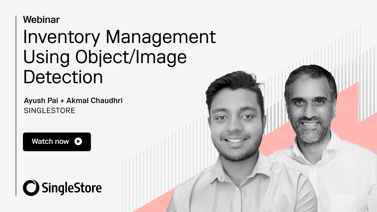 Inventory Management Using Object/Image Detection