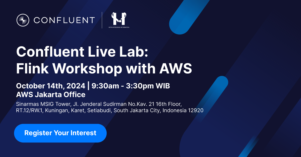 Confluent Live Lab: Lokakarya Flink bersama AWS