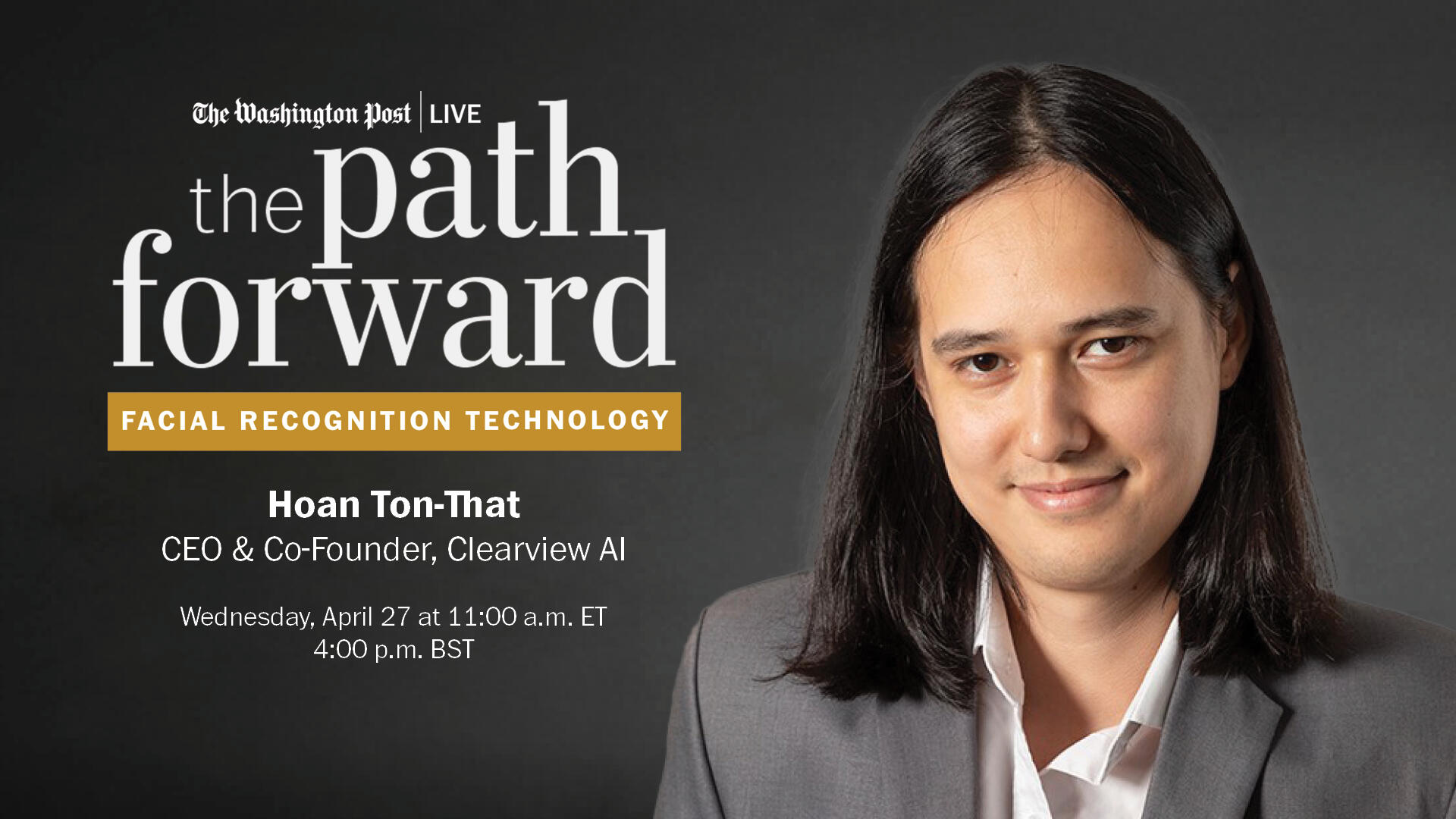 The Path Forward: Facial Recognition Technology with Clearview AI CEO ...
