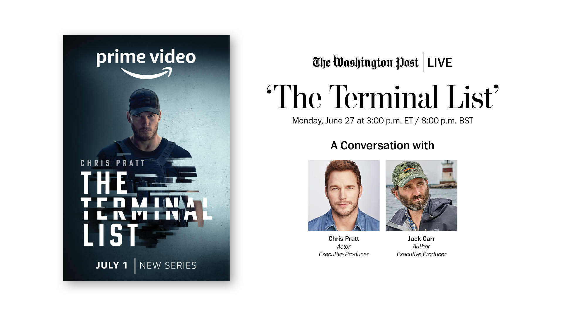 'The Terminal List' A Conversation with Chris Pratt & Jack Carr