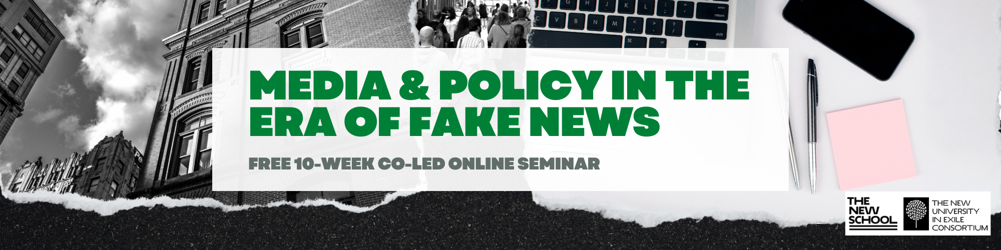 ONLINE | 10 Week Seminar: Media and Policy in the Era of Fake News