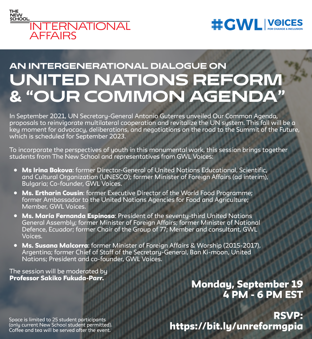 IN PERSON | In Conversation with Global Leaders on United Nations ...