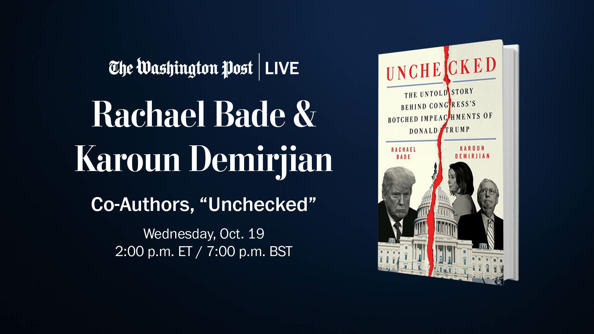 A Conversation With Unchecked Co Authors Rachael Bade Karoun Demirjian