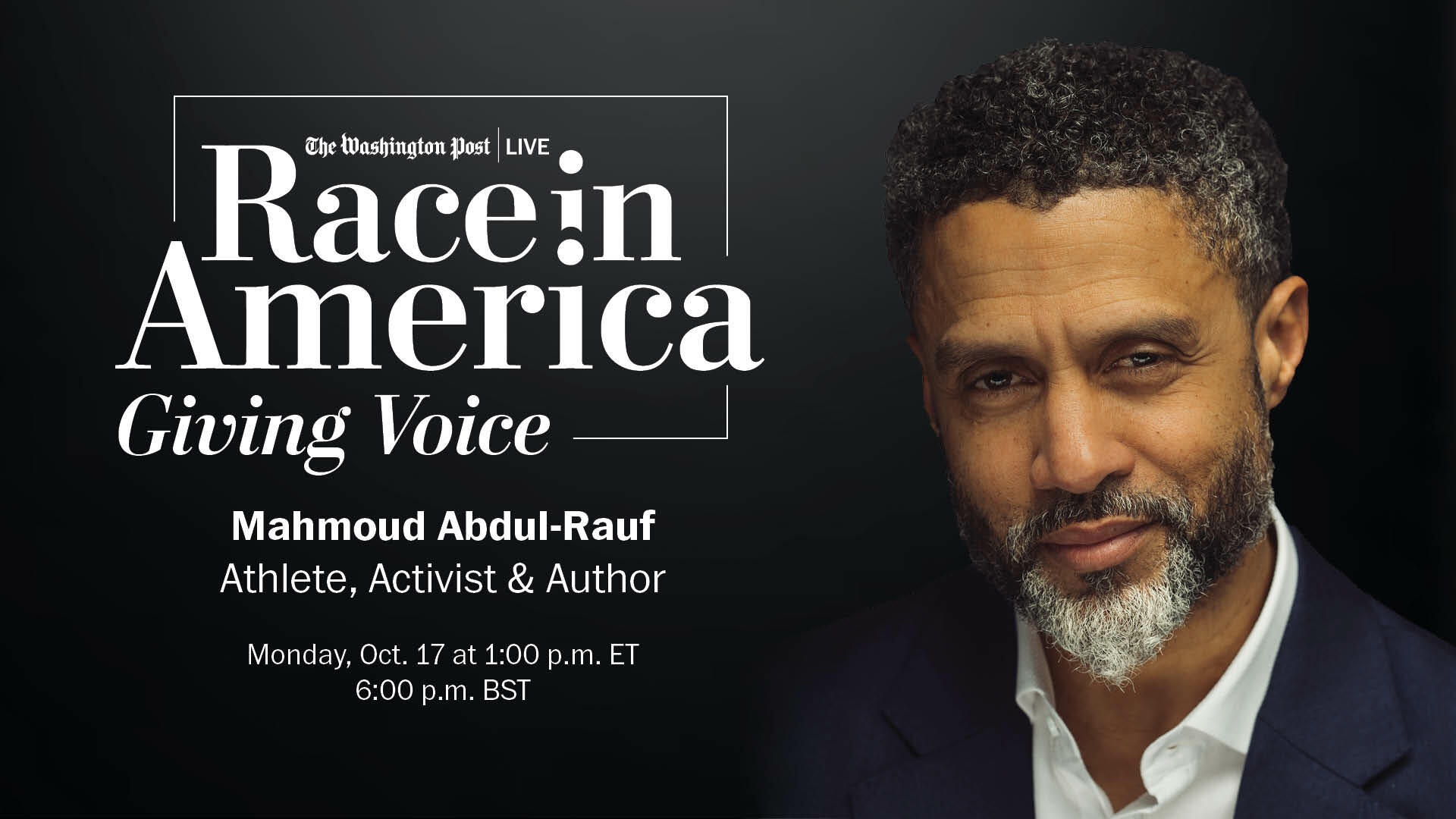 Race in America: Giving Voice with Athlete, Activist & Author Mahmoud Abdul-Rauf