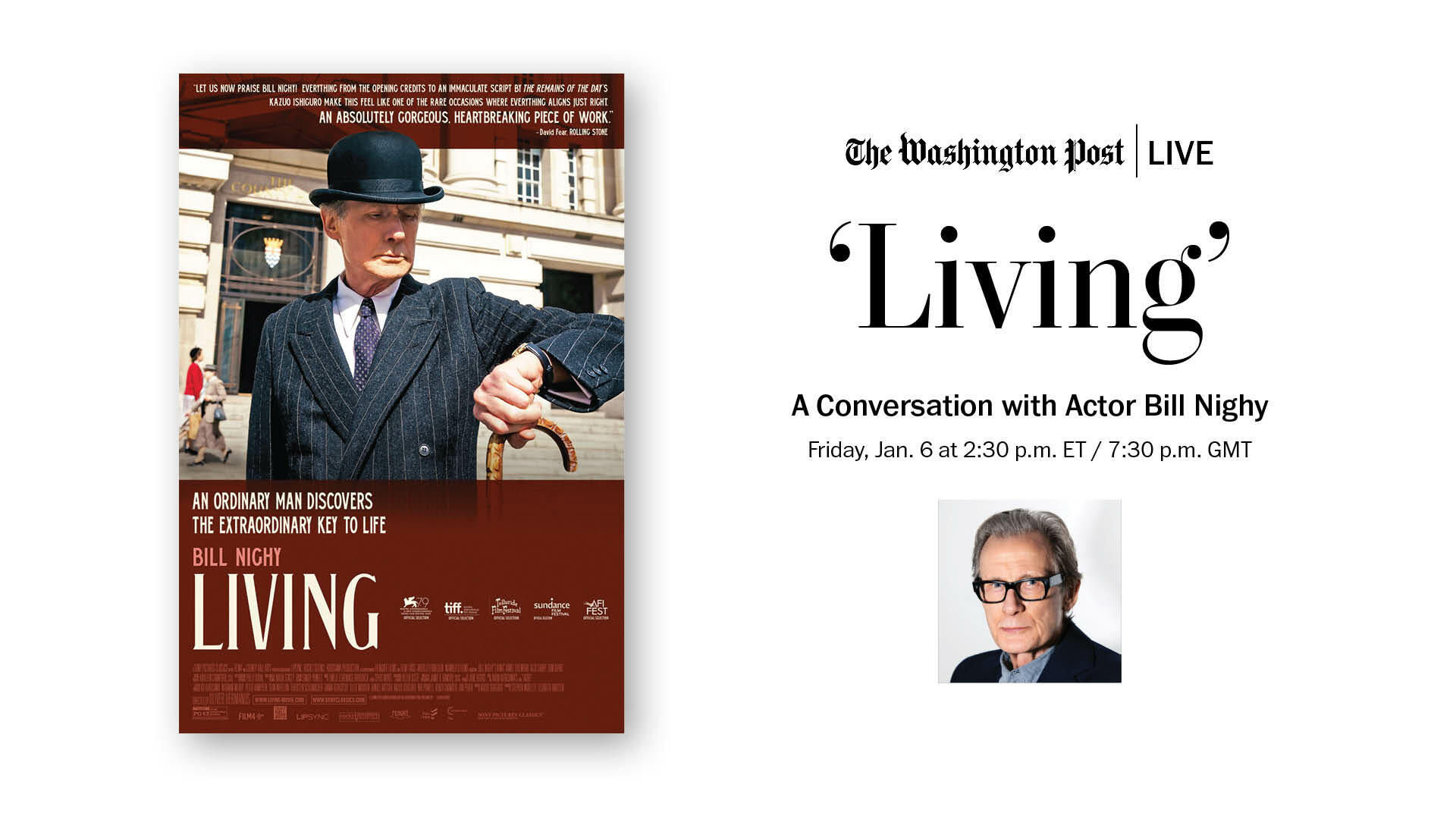 A Conversation with ‘Living’ Actor Bill Nighy