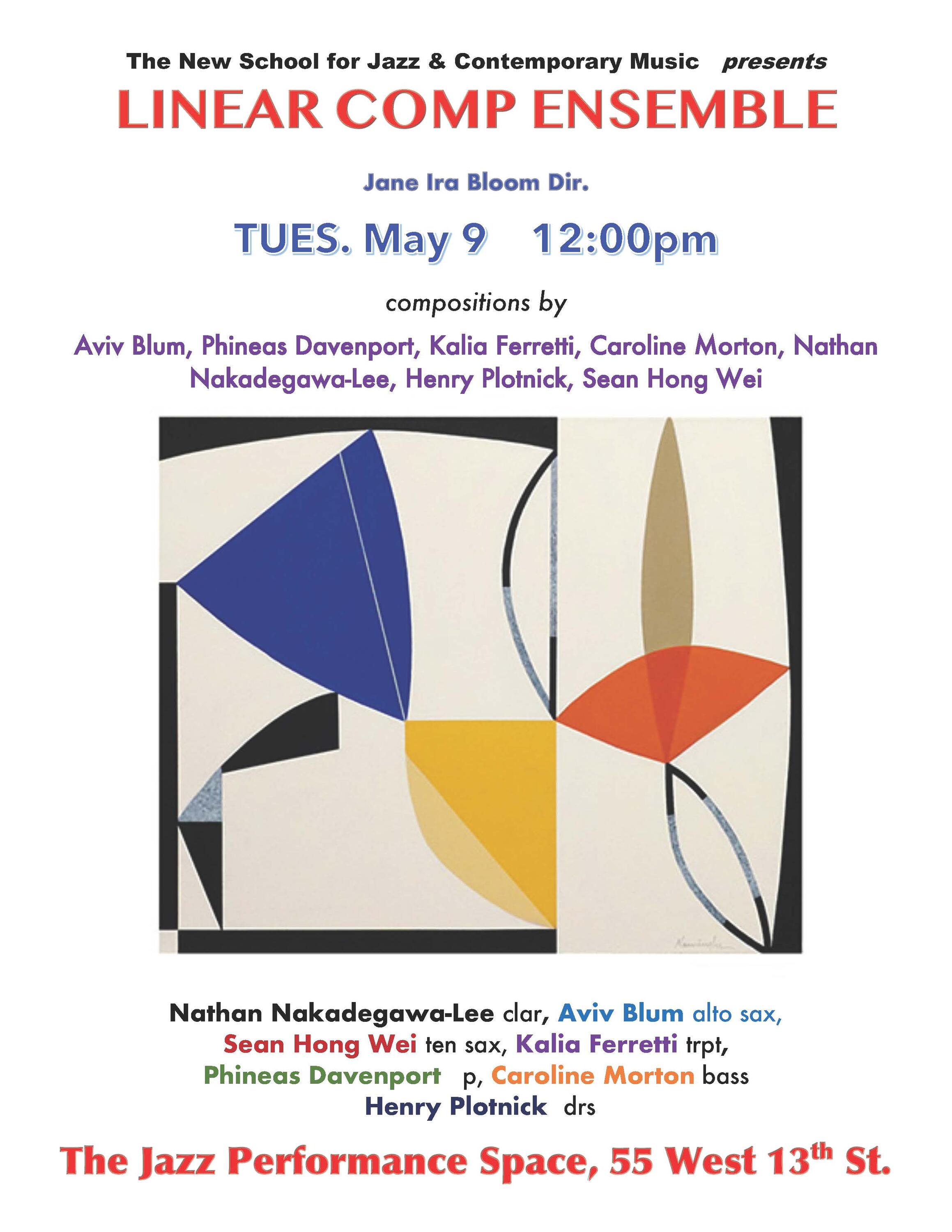 Linear Comp Ensemble Directed by Jane Ira Bloom