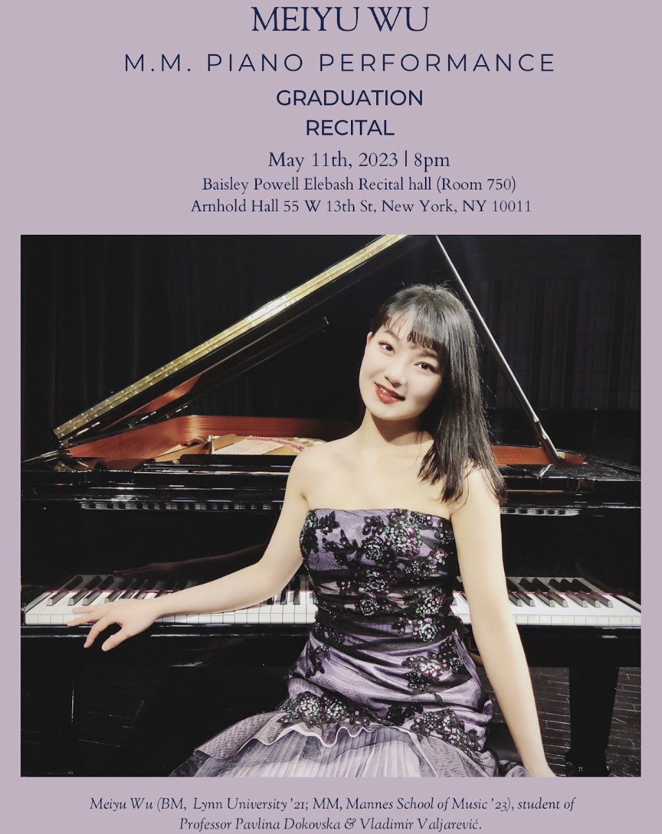 Meiyu Wu, MM Piano
