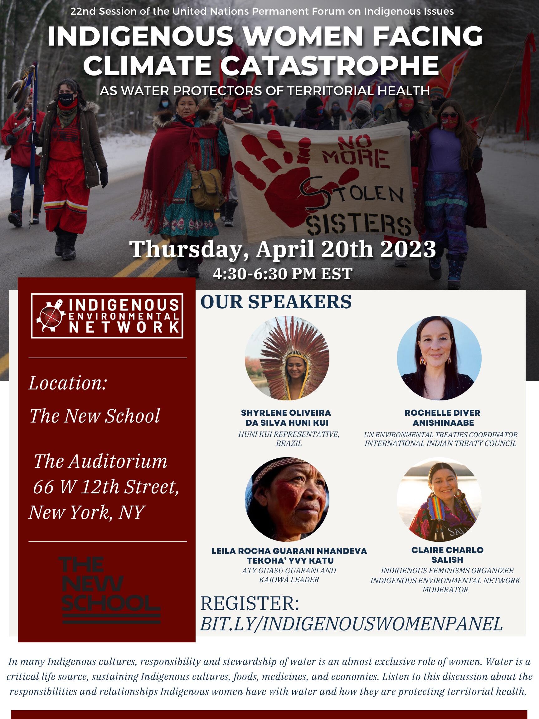 Indigenous Women Facing Climate Catastrophe as Water Protectors of ...