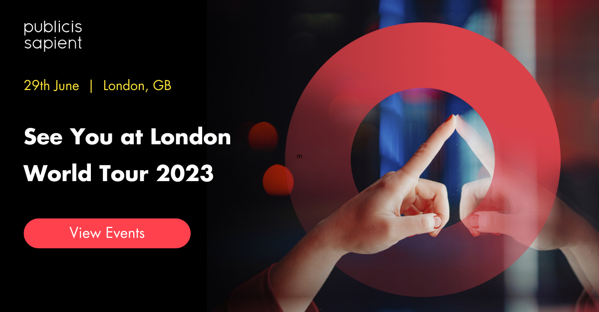 Publicis Sapient at Salesforce London World Tour 2023