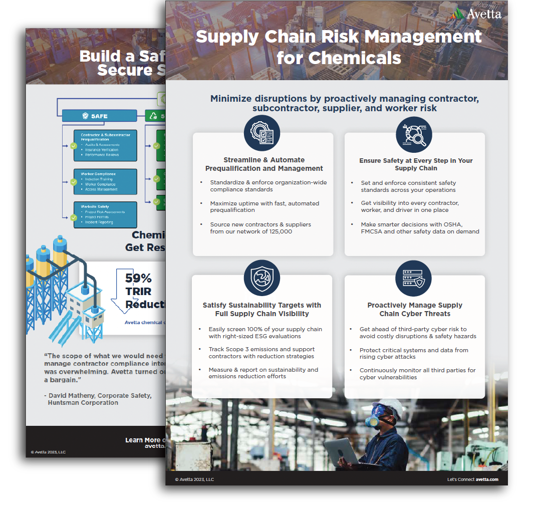 Supply Chain Risk Management for Chemical Industry Leaders
