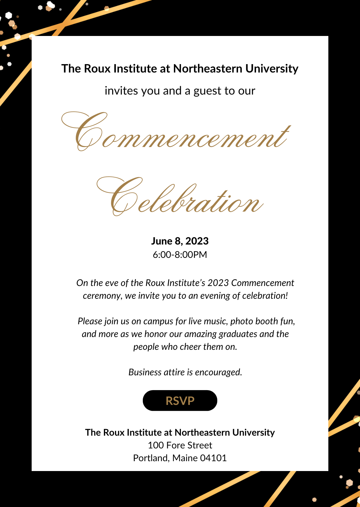 Commencement Celebration