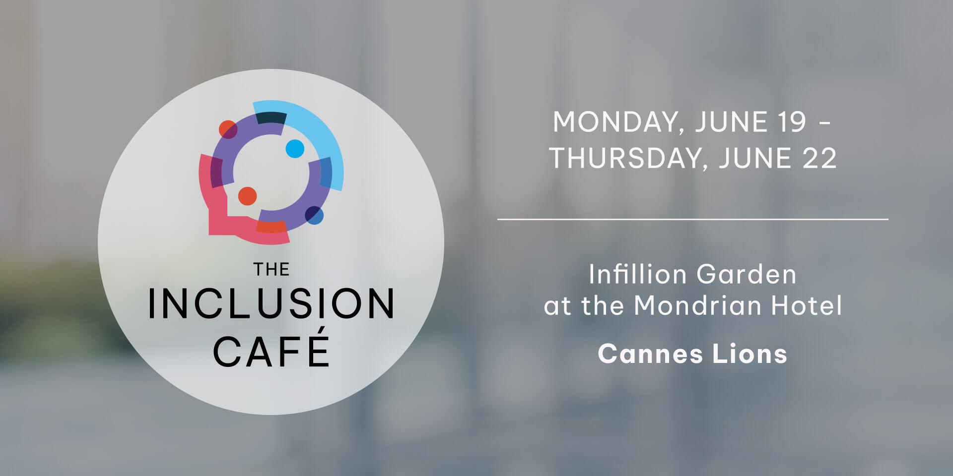 The Inclusion Café at The Infillion Garden