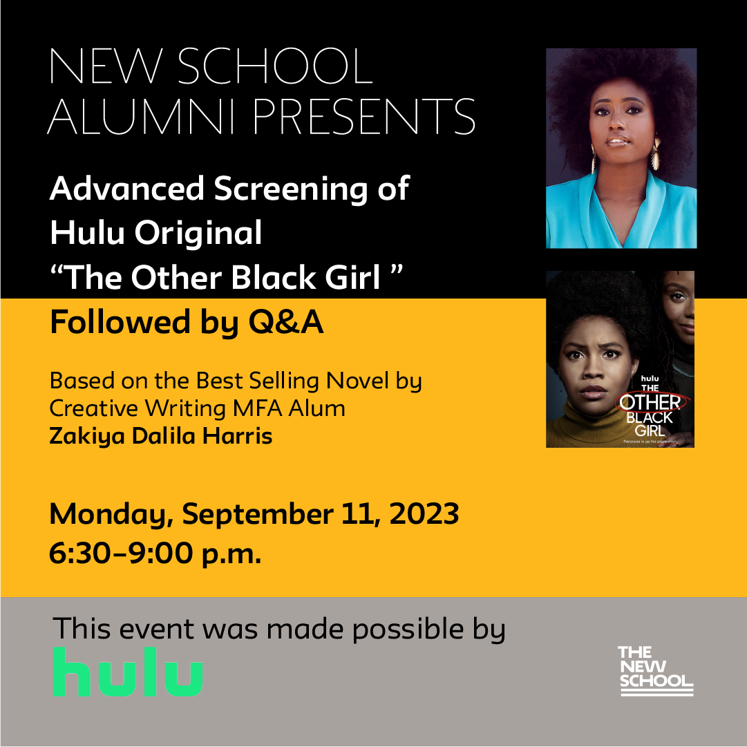 New School Alumni Presents: Advance Screening of Hulu's The Other Black ...