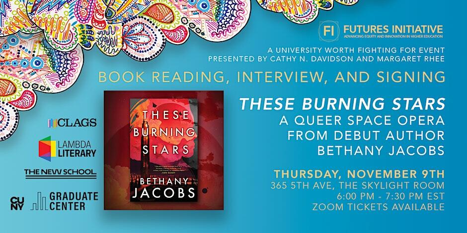 These Burning Stars: A Queer Space Opera Debut Novel by Bethany Jacobs
