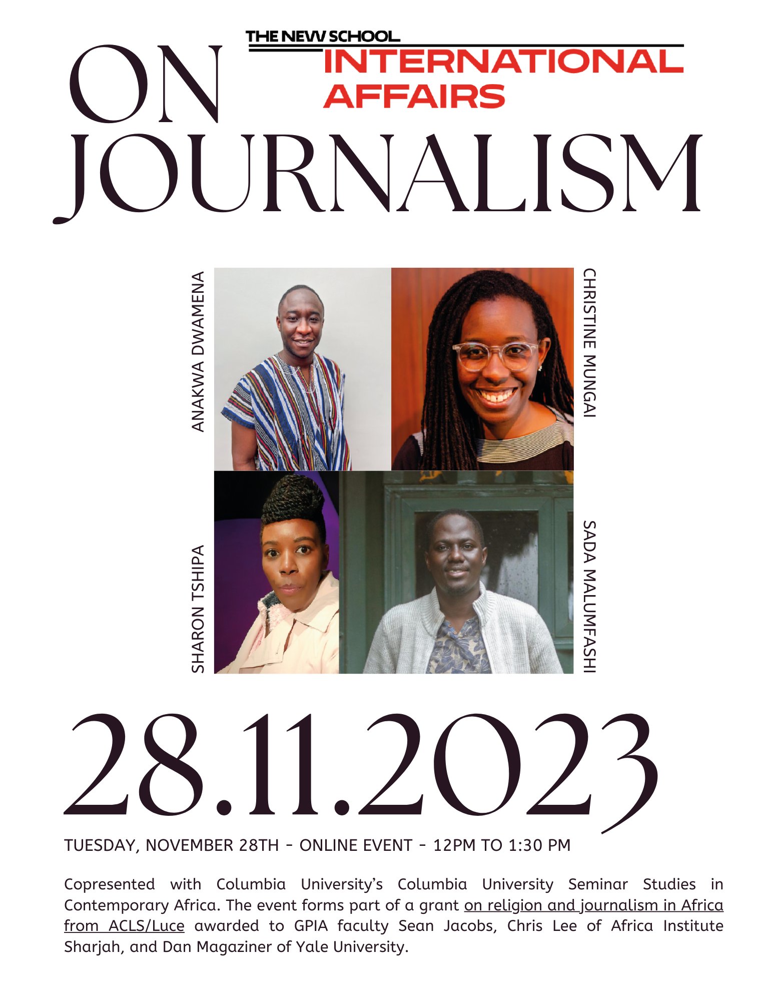 ONLINE | On International Journalism and Religion