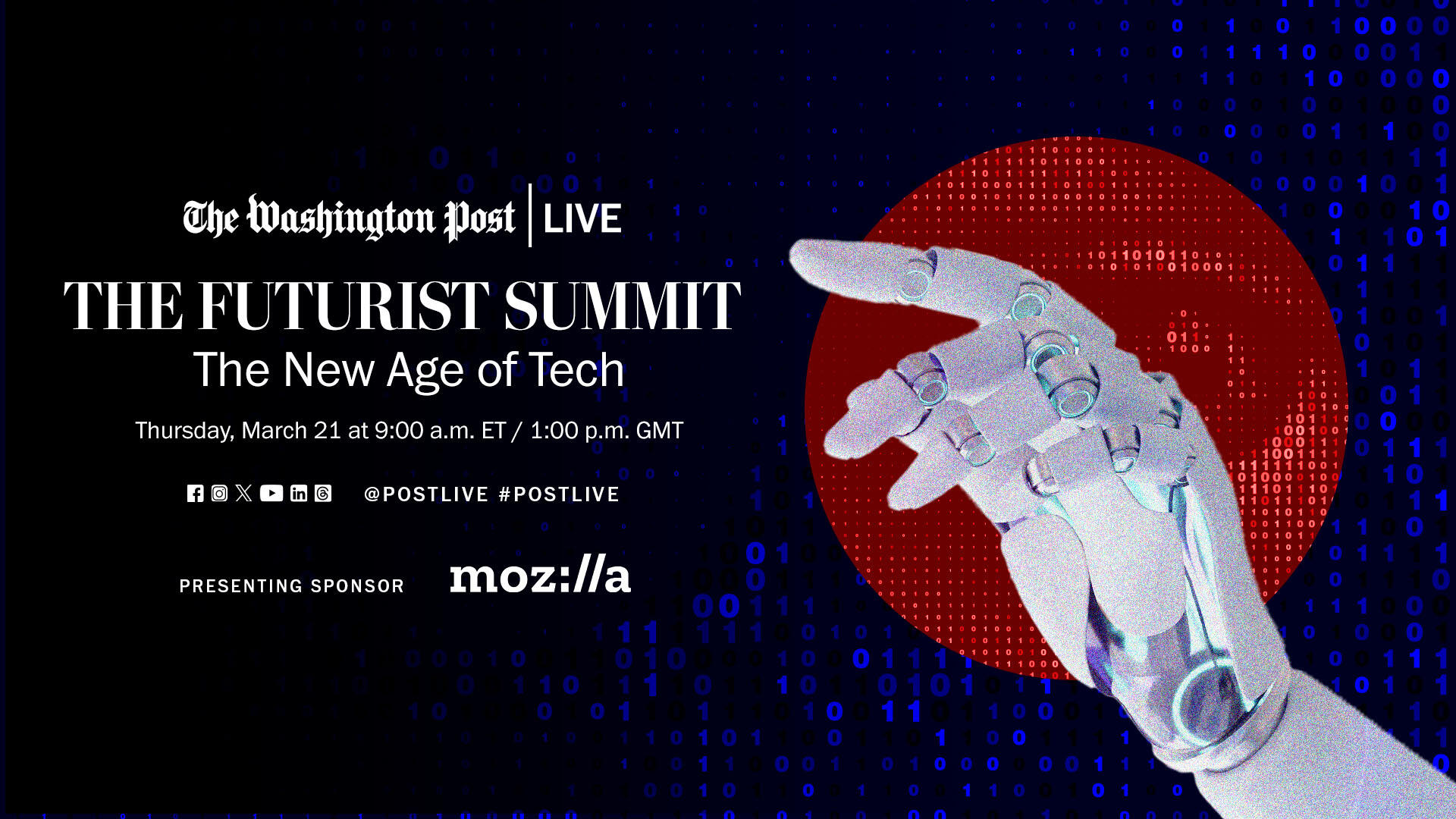The Futurist Summit: The New Age of Tech (in person)
