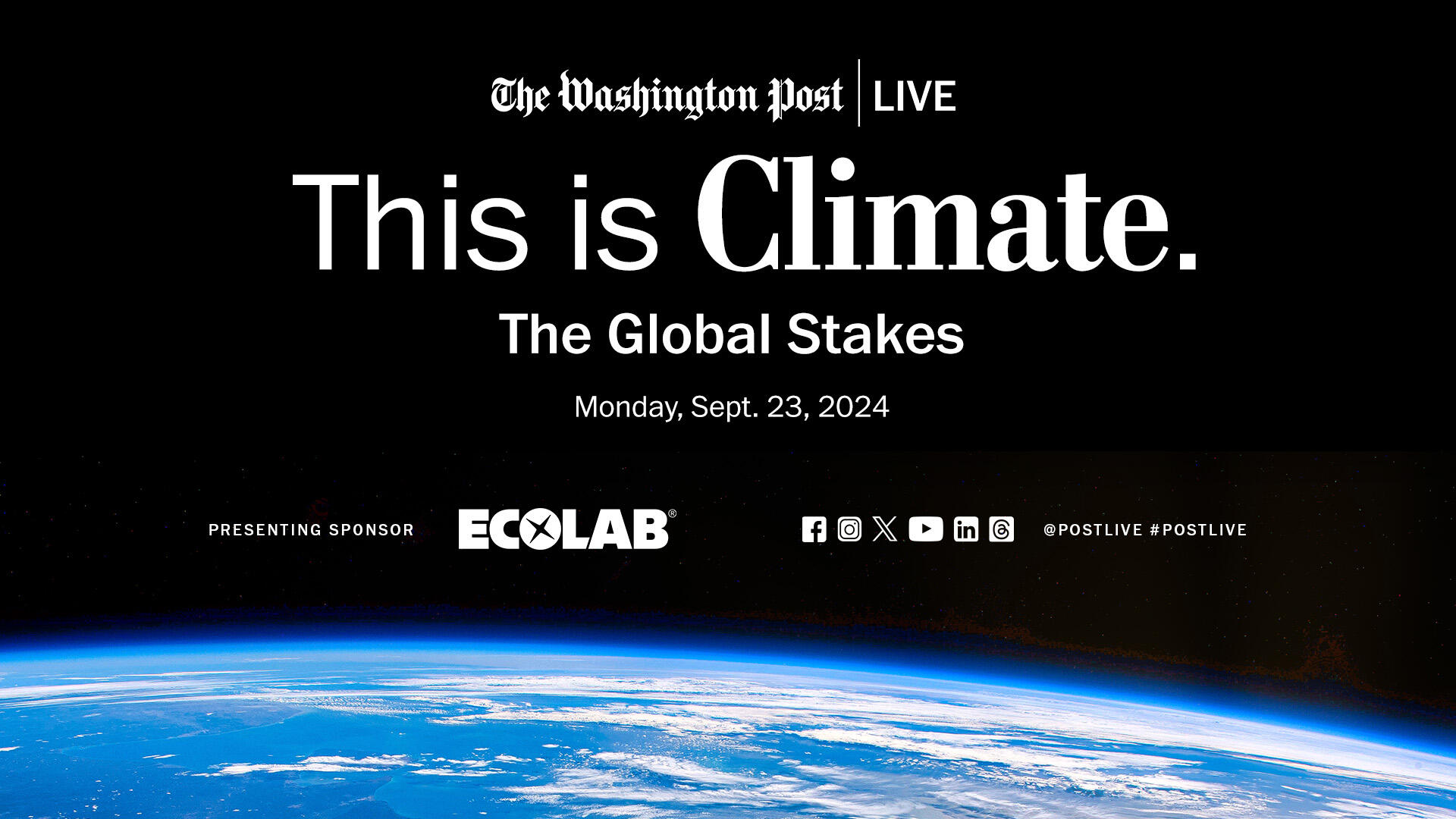 This is Climate Summit: The Global Stakes