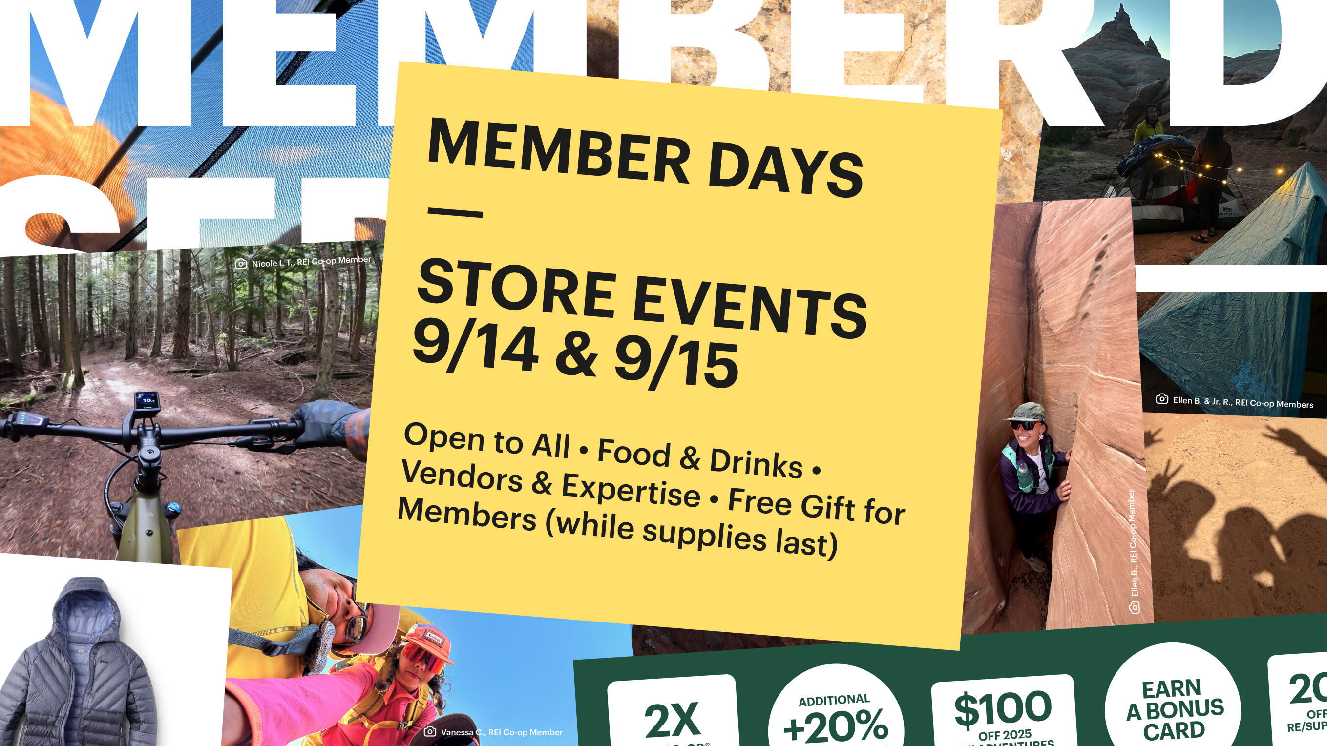 Member Days Store Events