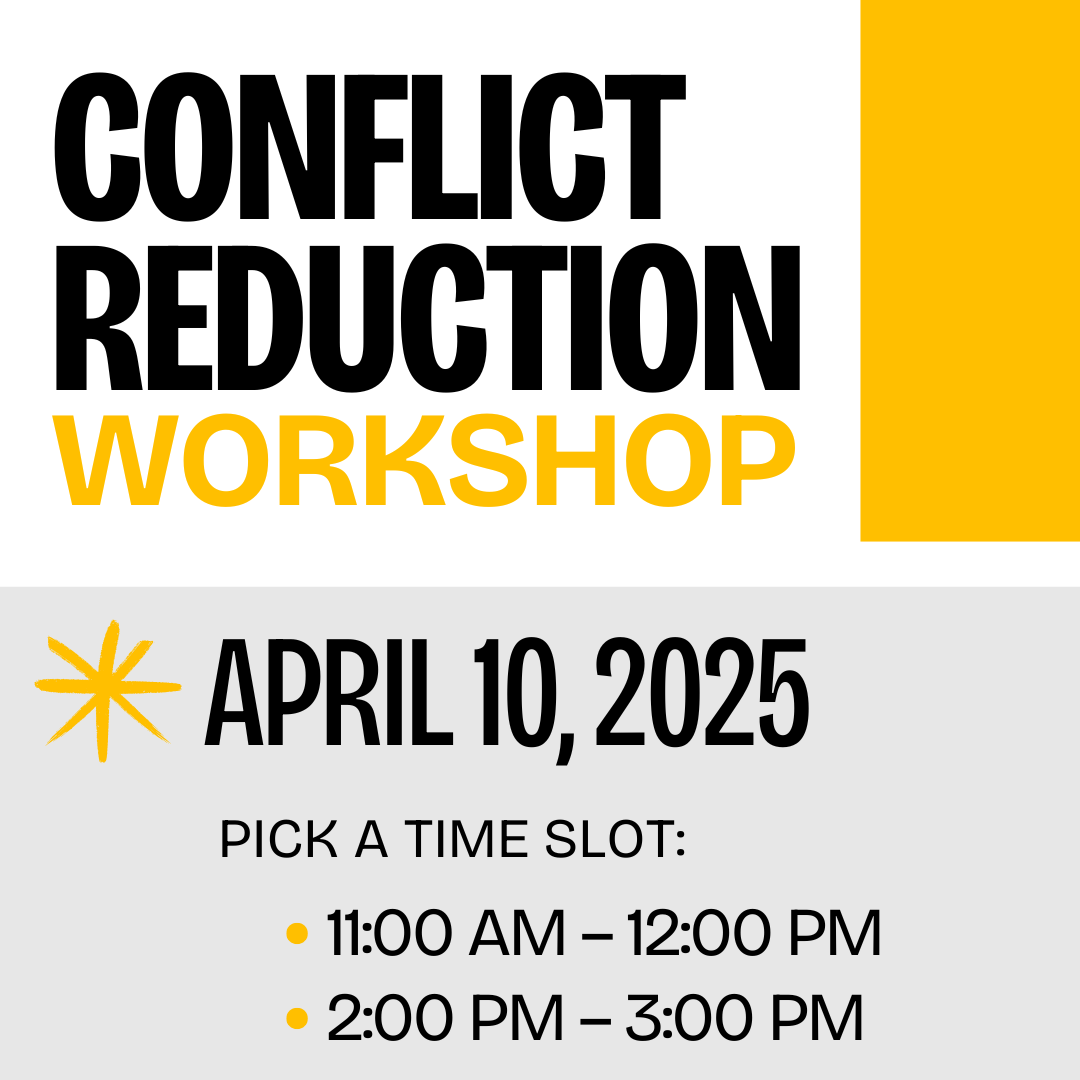 Conflict Reduction Workshop
