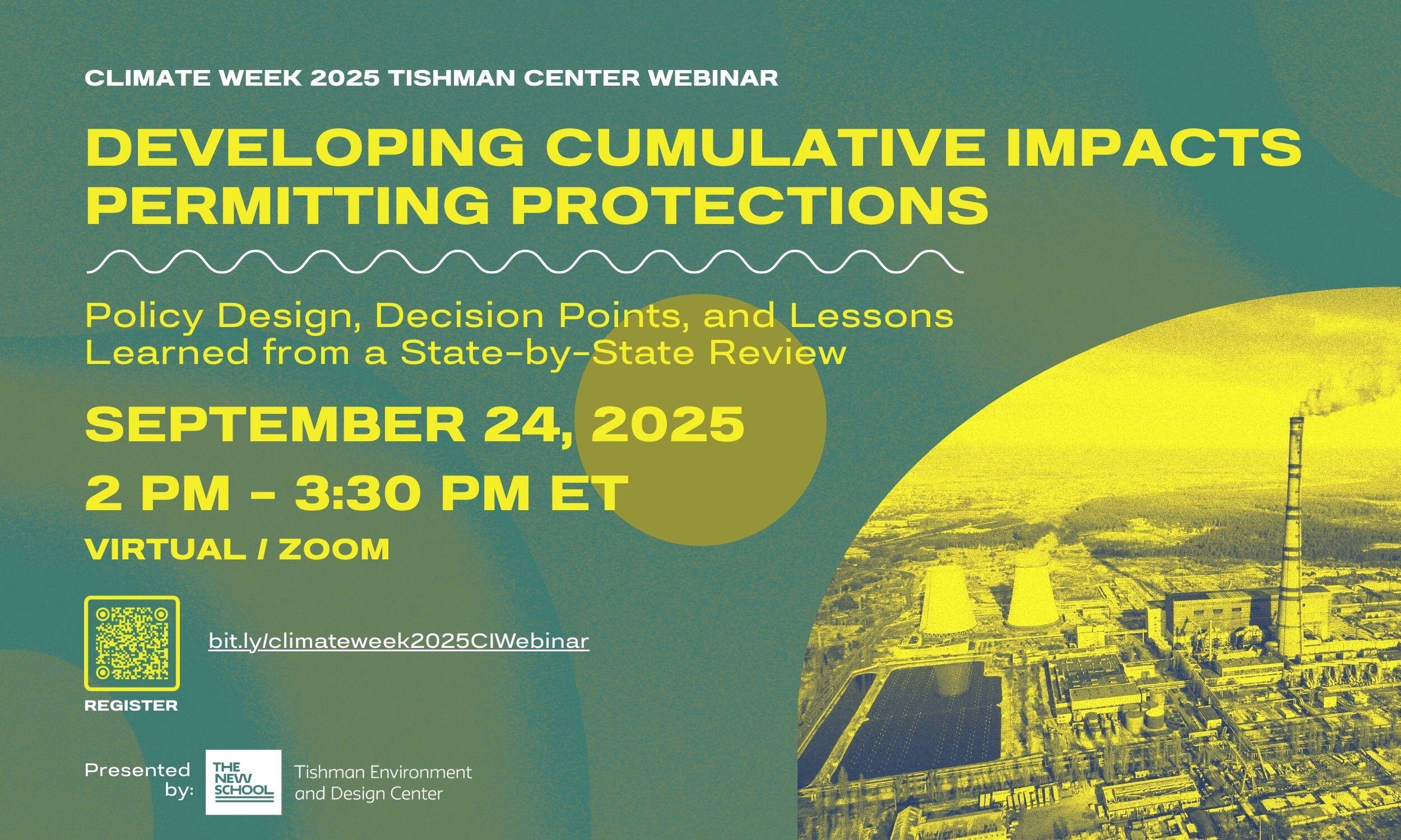 ONLINE | Developing Cumulative Impacts Permitting Protections: Policy ...
