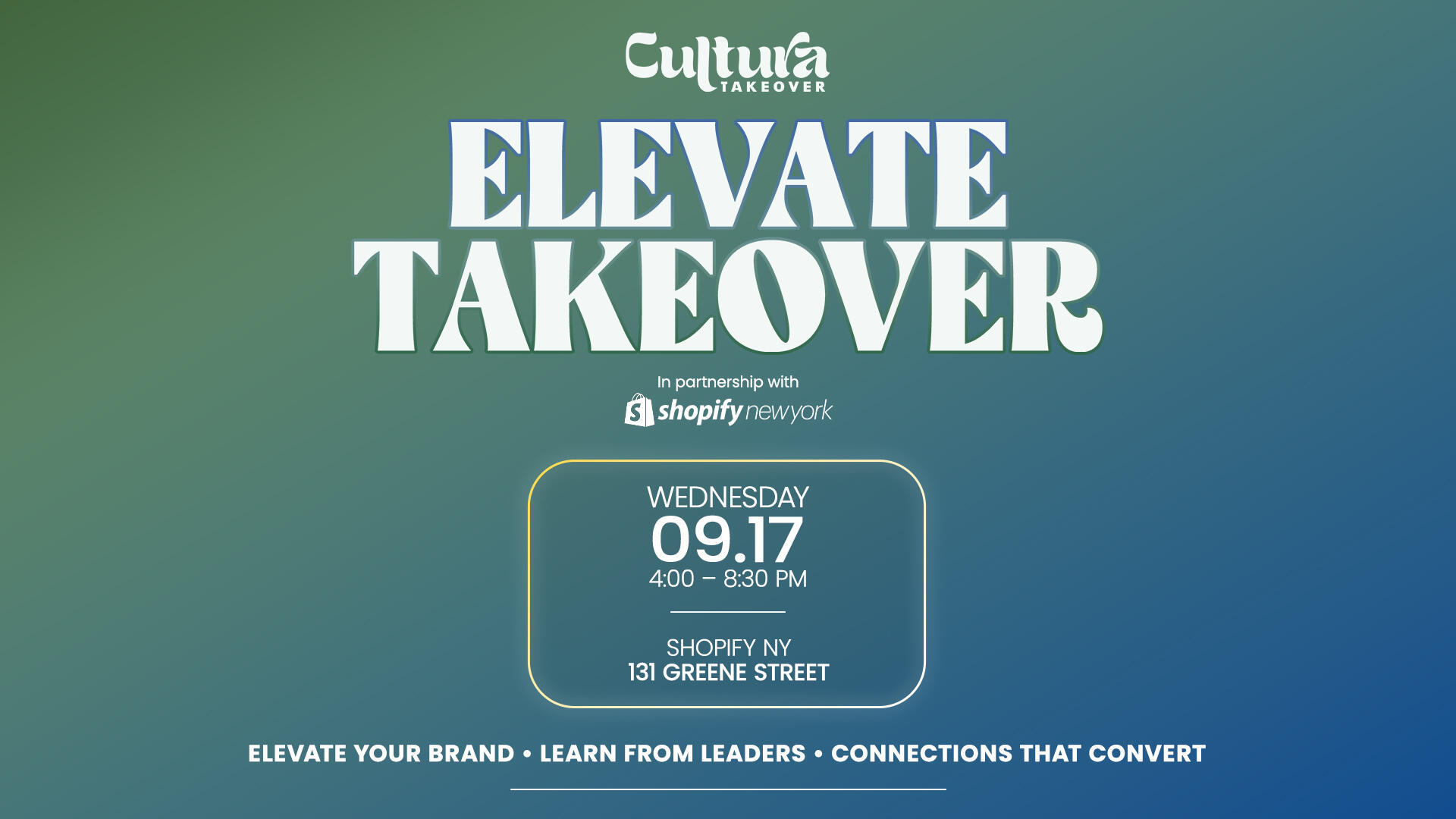 Elevate Takeover
