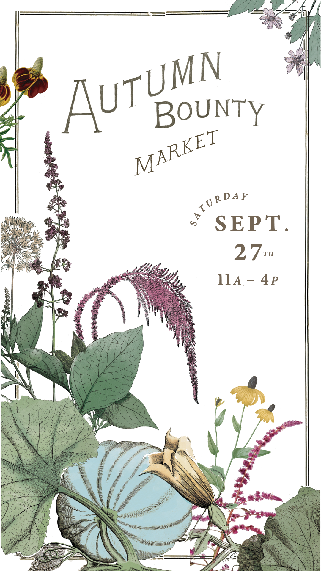 Autumn Bounty Market at Styers