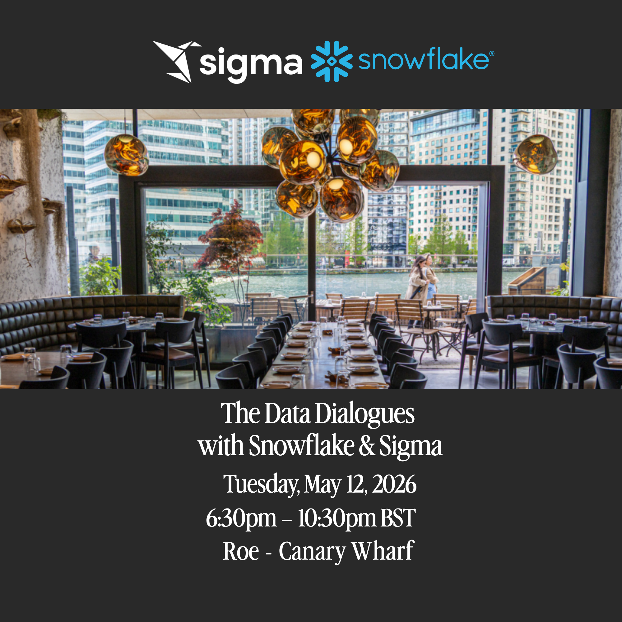 The Data Dialogues with Snowflake & Sigma